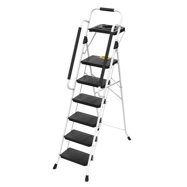 Liberti 6ft Foldable Steel Step Ladder for Home – Freiheit Skytech