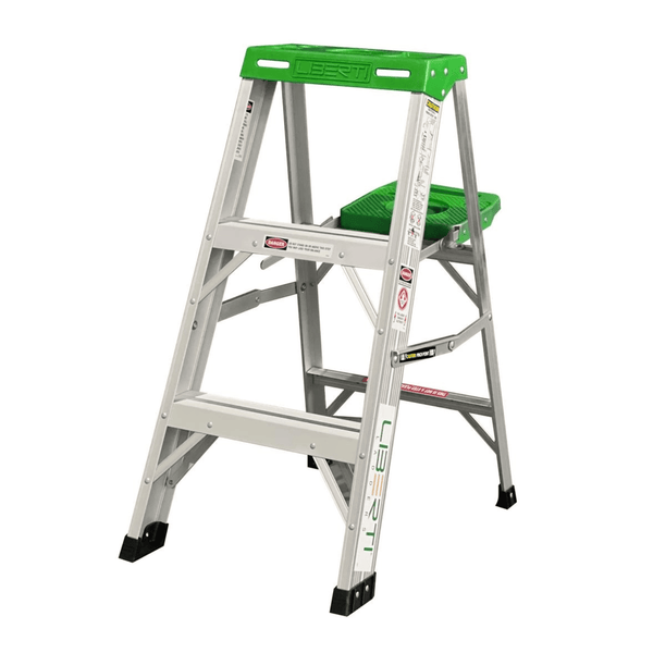 Liberti 2-Tier Step Ladder W/ Top & Pail Tray (90 cm) – Freiheit Skytech